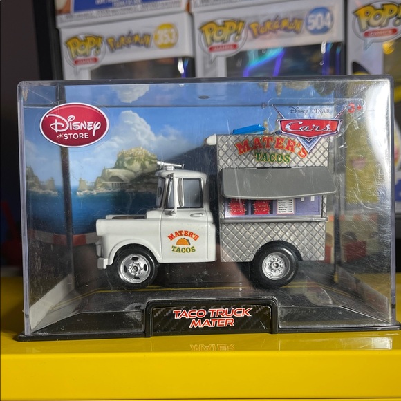 Disney | Toys | Disney Cars Taco Truck Mater Toy White And Gray | Poshmark